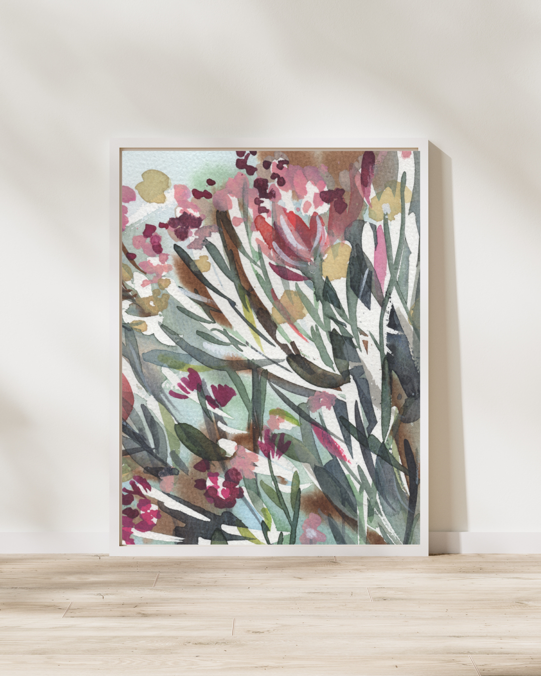 Fynbos Story Watercolour Print – Erin Ismay Art